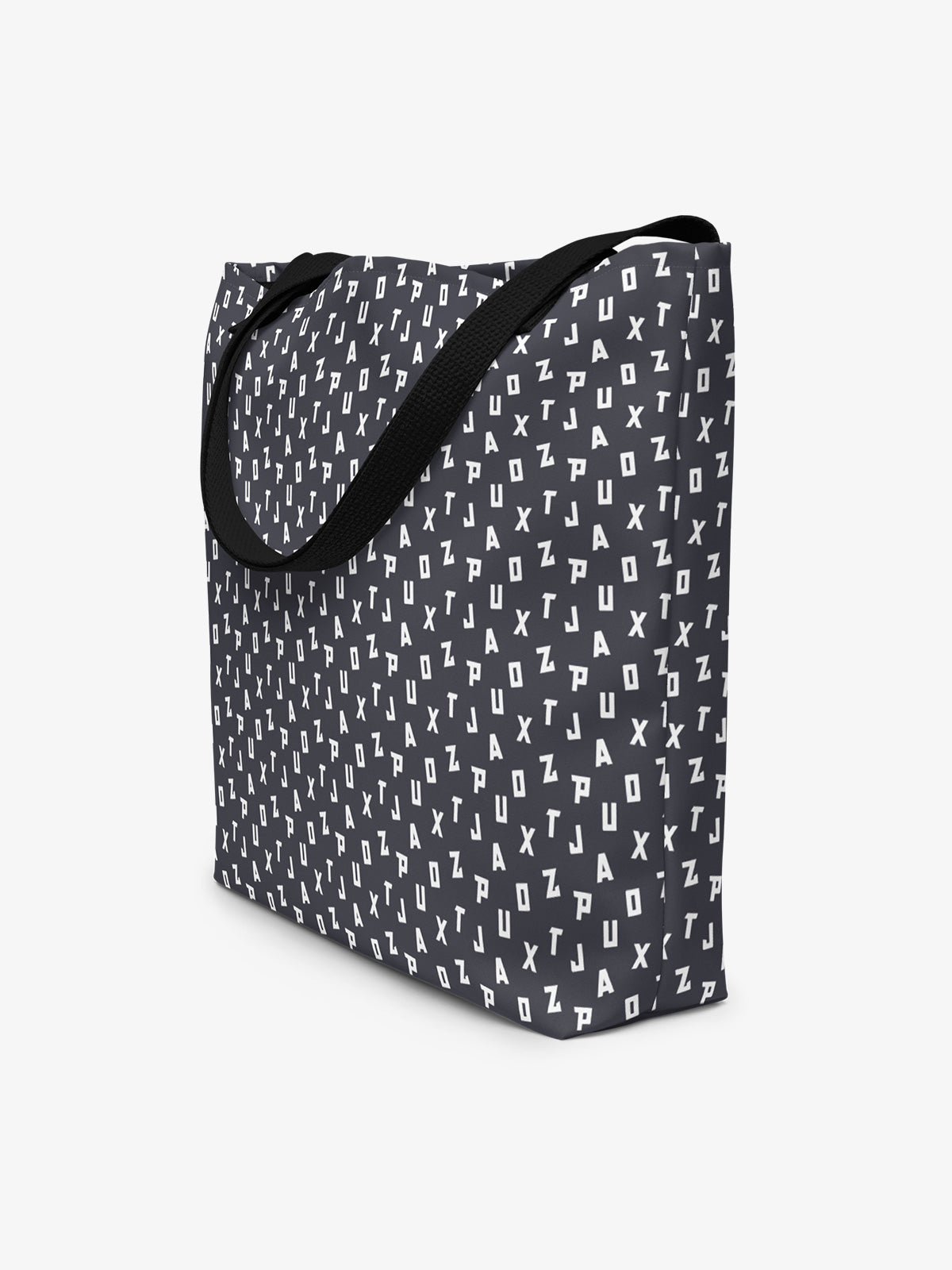 Letters Print Large Tote Bag