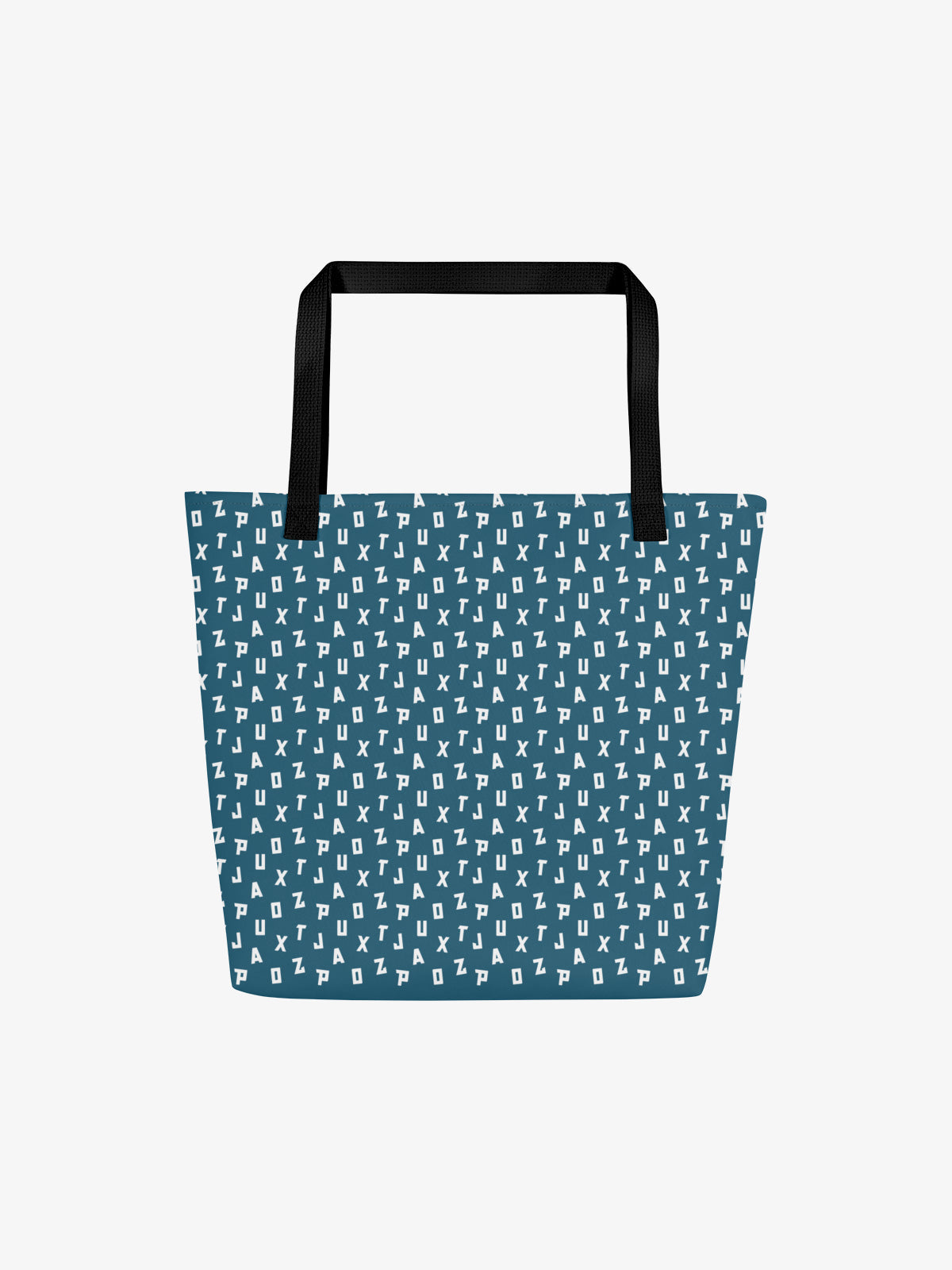 Letters Print Large Tote Bag