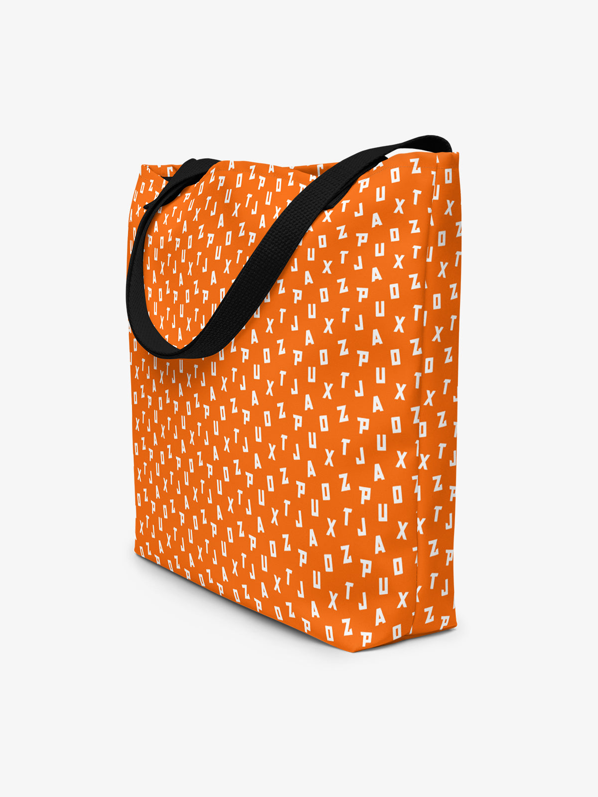 Letters Print Large Tote Bag