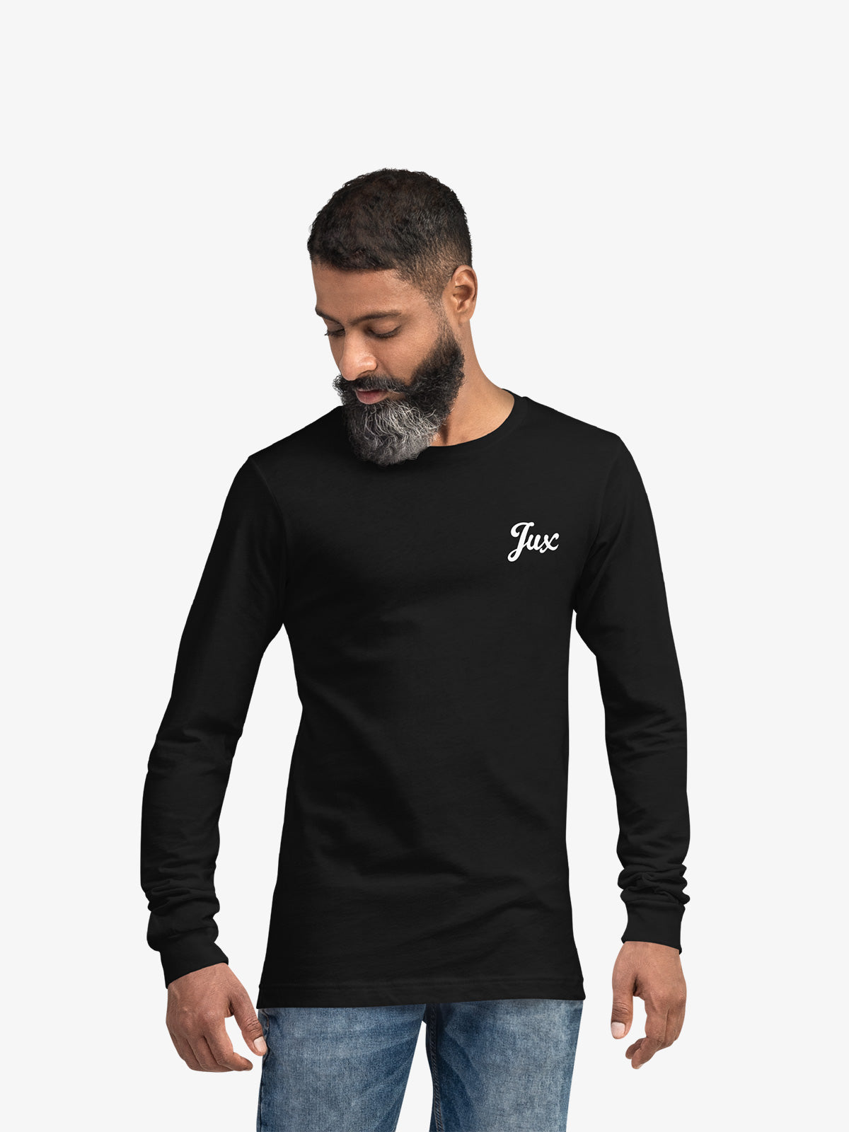 Long-Sleeve "Script" Logo Tee