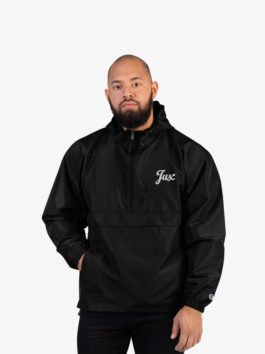 Half-Zip Pullover Packable Jacket