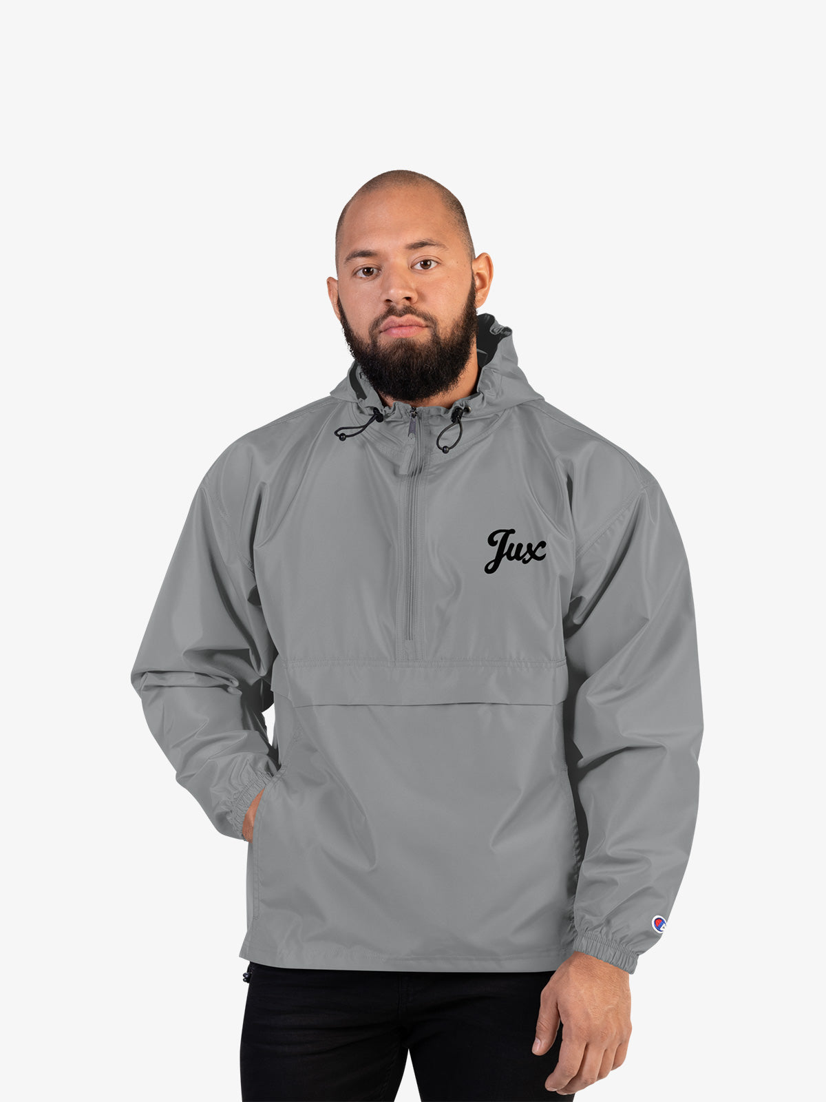 Half-Zip Pullover Packable Jacket