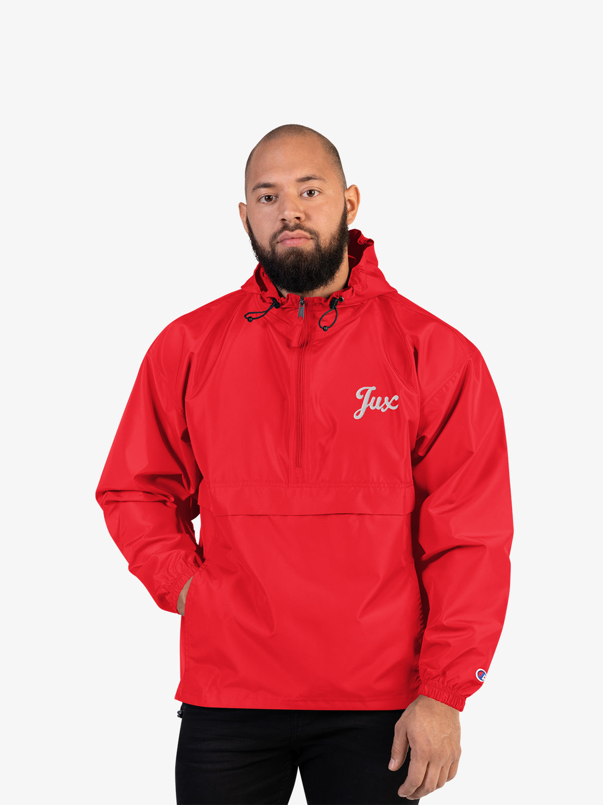 Half-Zip Pullover Packable Jacket