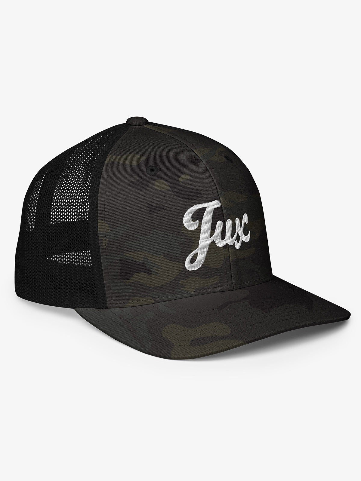 Closed-back trucker cap
